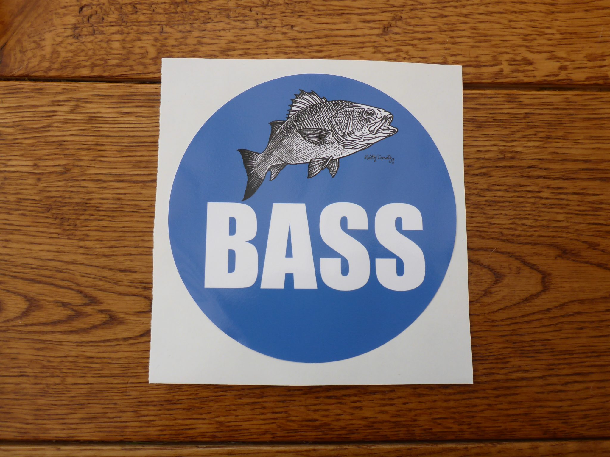 BASS Circular sticker – Bass Anglers’ Sportfishing Society